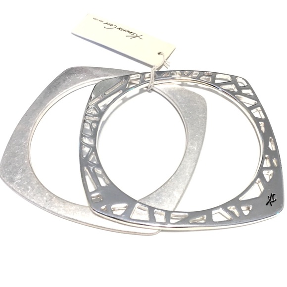 Kenneth Cole | Jewelry | Nwt Kenneth Cole New York Silver Square ...